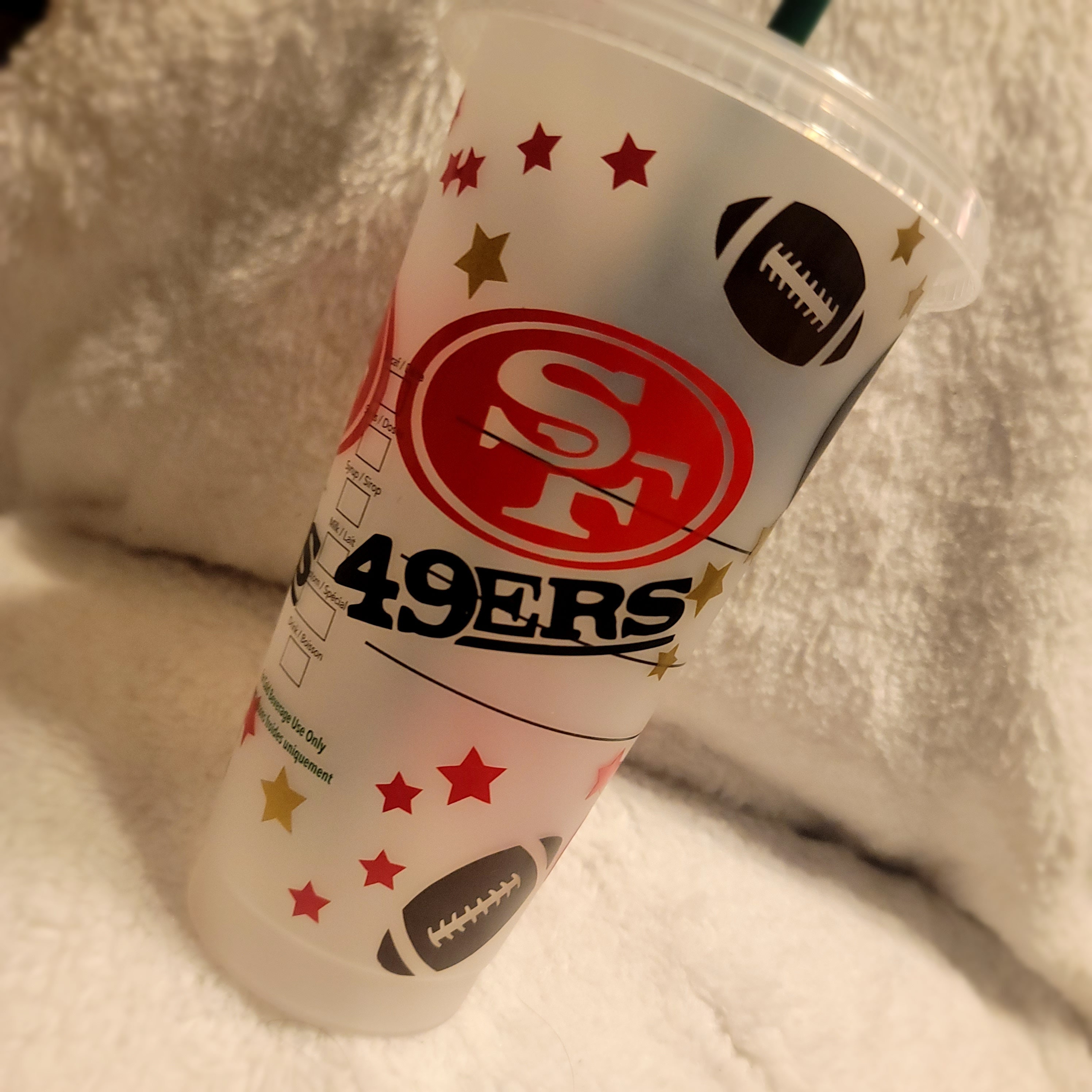 49ers Niners 24oz Custom Starbucks Tumbler Minnie - Etsy