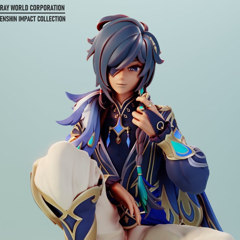 Genshin Kaeya Figure - Etsy