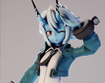 Hoshimi Miyabi -FAN ART- Zenless Zone Zero 3D Printed Resin Model ...