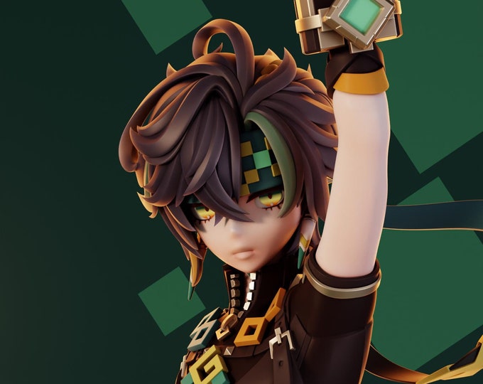 Kinich FAN ART Genshin Impact 3D Printed Resin Model Figure KIT - Etsy ...