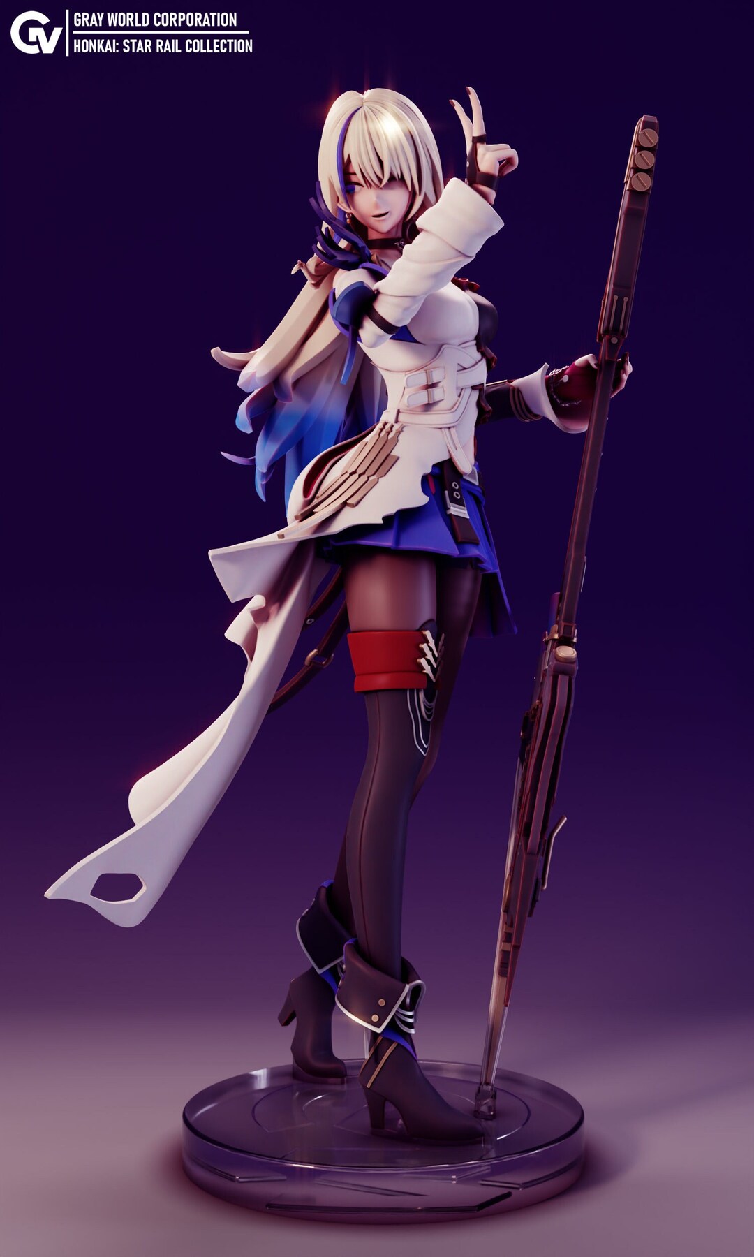 Serval FAN ART Honkai Star Rail 3D Printed Resin Model Figure KIT ...