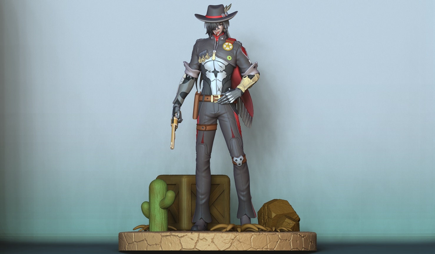 Boothill FAN ART Honkai Star Rail 3D Printed Resin Model Figure KIT - Etsy