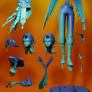 Kaveh-fan ART- Genshin Impact 3D Printed Resin Model Figure KIT - Etsy