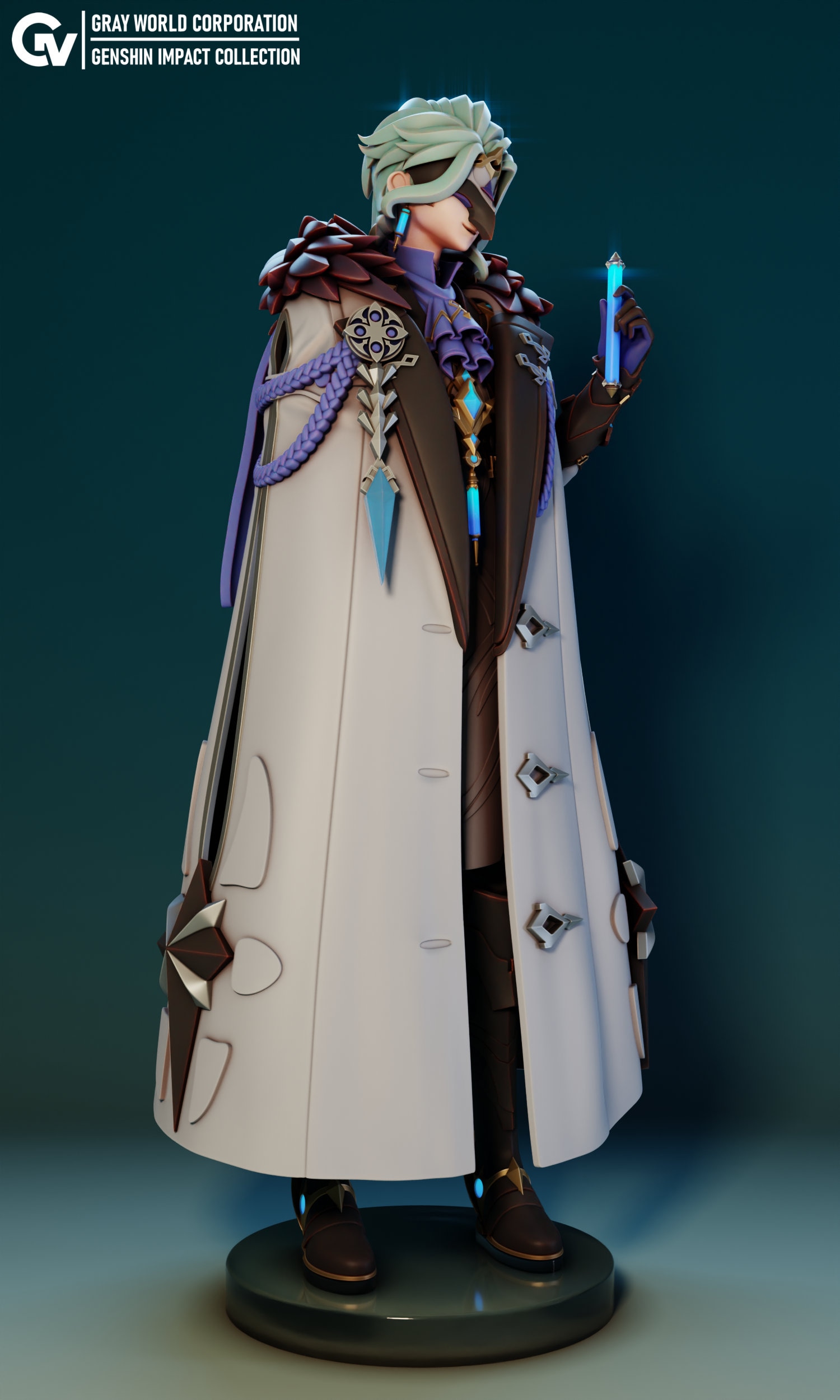 Dottore FAN ART Genshin Impact 3D Printed Resin Model Figure KIT - Etsy