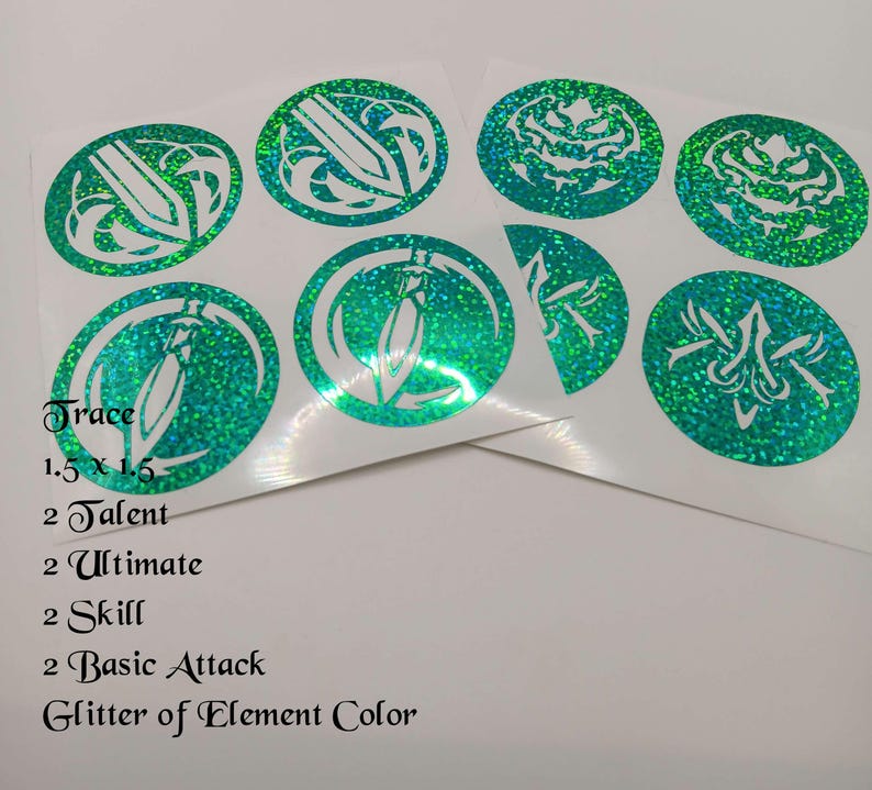 Honkai Star Rail Character Decal Set -FAN ART- Set 1 Print on Demand ...