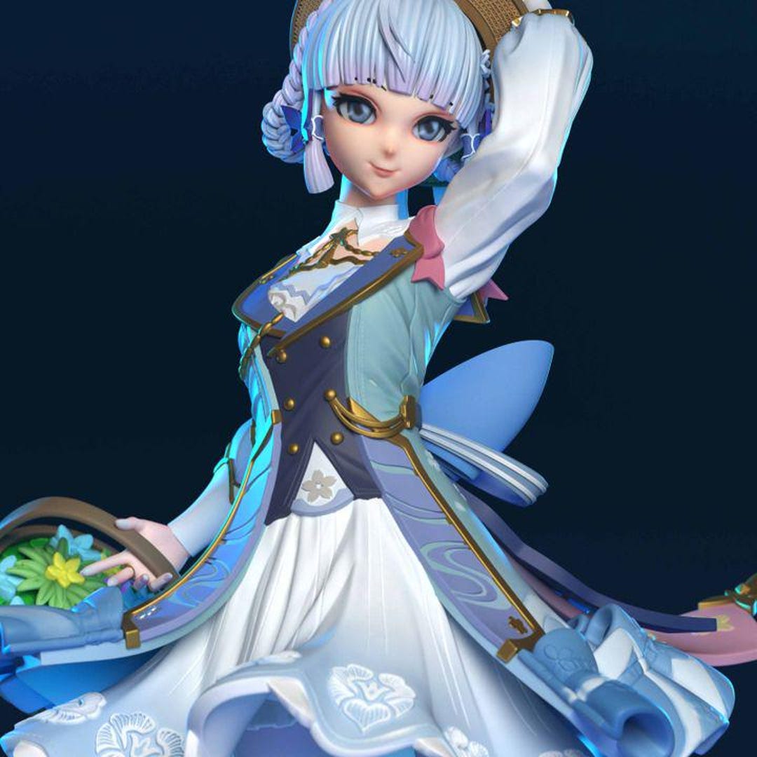Ayaka FAN ART Genshin Impact 3D Printed Resin Model Figure KIT - Etsy