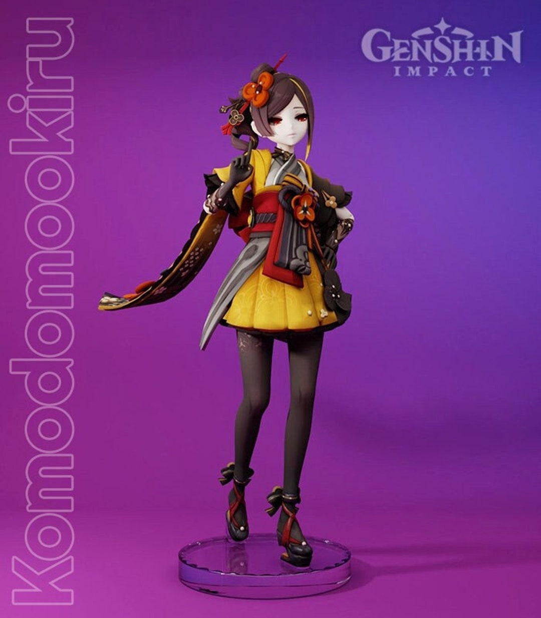 Chiori FAN ART Genshin Impact 3D Printed Resin Model Figure KIT - Etsy UK