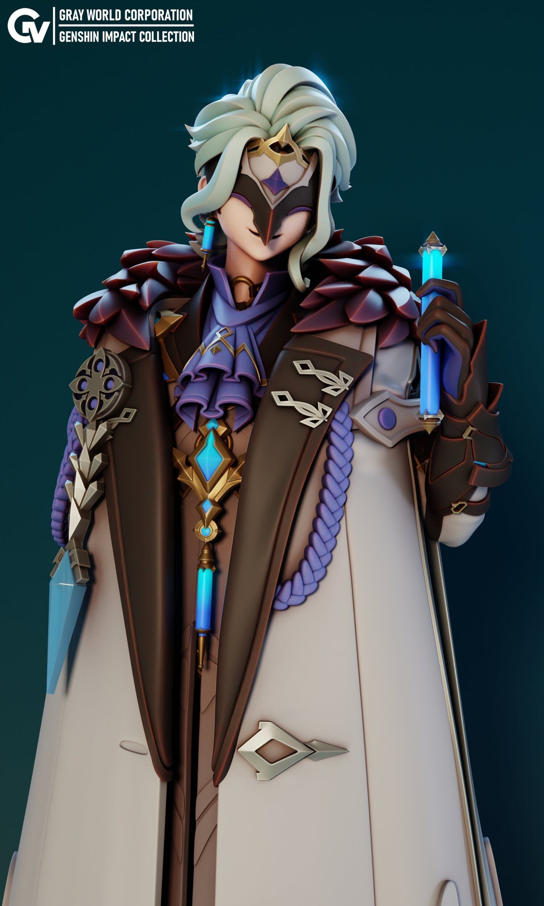 Dottore -FAN ART- Genshin Auswirkungen 3D gedruckten Resin Model ...