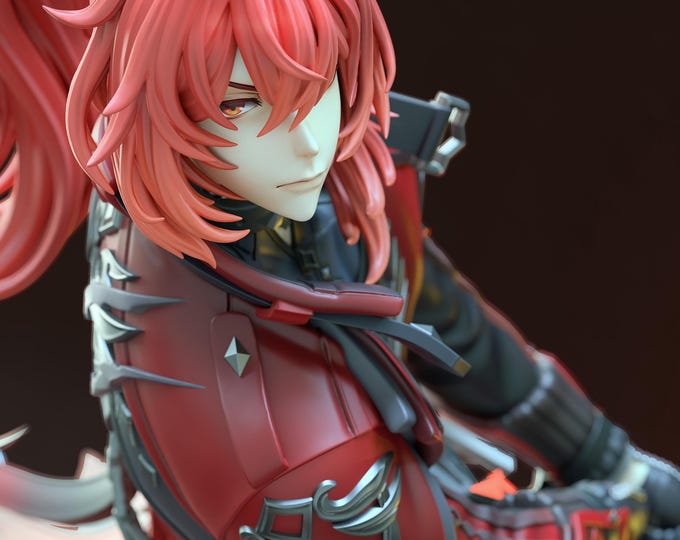 Diluc -FAN ART- Genshin Impact 3D Printed Resin Model Figure KIT - Etsy
