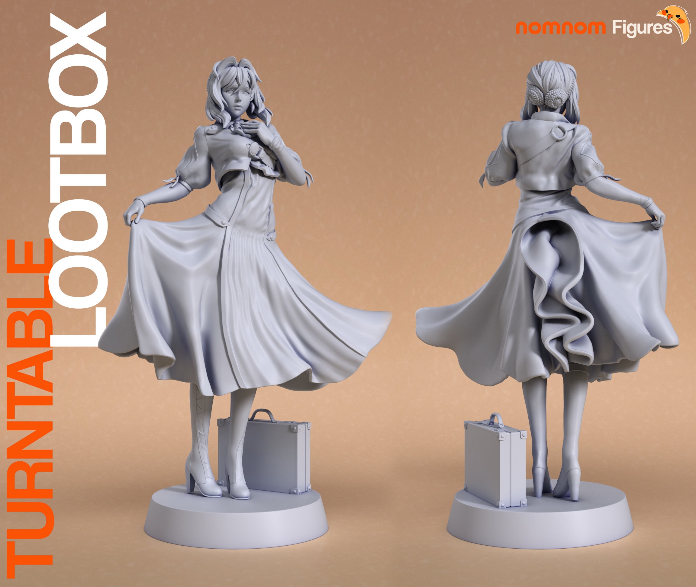 Violet Evergarden Fan Art 3D Printed Resin Model Figure KIT - Etsy