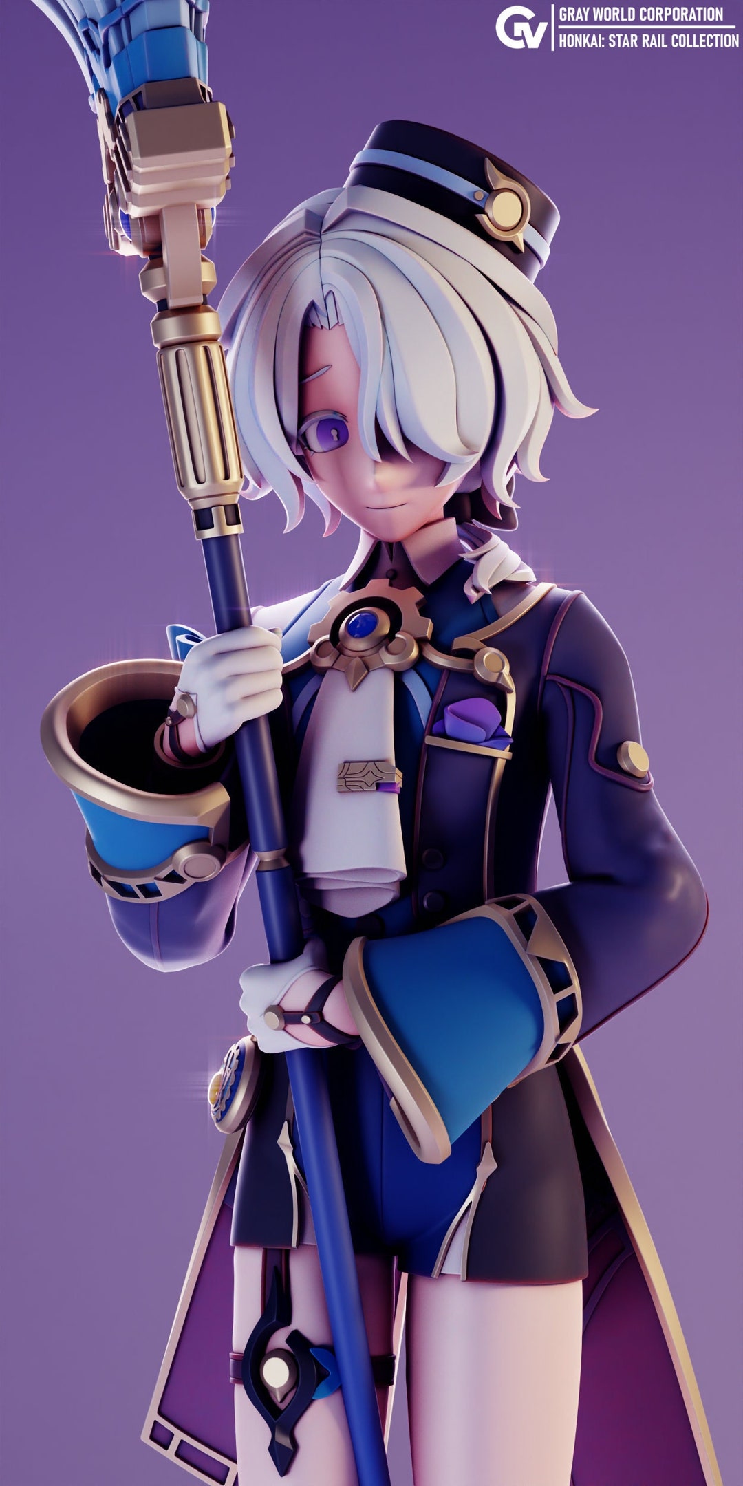 Misha -FAN ART- Honkai Star Rail 3D Printed Resin Model KIT - Etsy