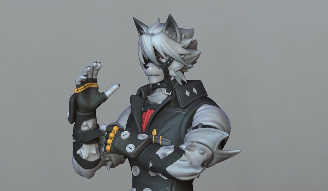 Von Lycaon Fan Art Zenless Zone Zero 3d Printed Resin Model Figure Kit Etsy