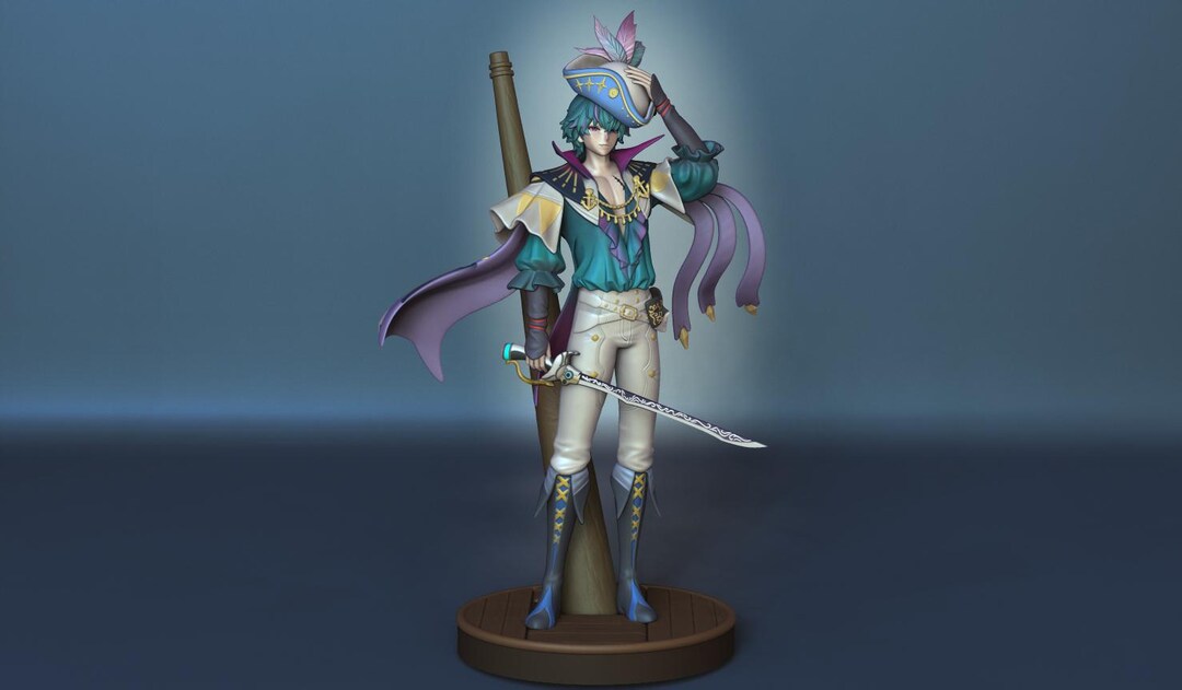 Brant -FAN ART- Wuthering Waves 3D Printed Resin Model Figure KIT ...