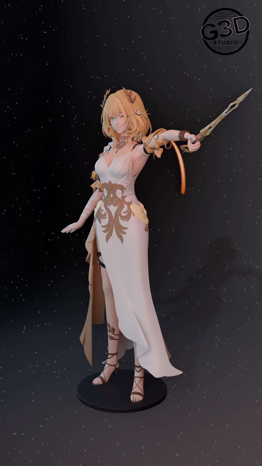 Aglaea -FAN ART- Honkai Star Rail 3D Printed Model Figre - Etsy Australia