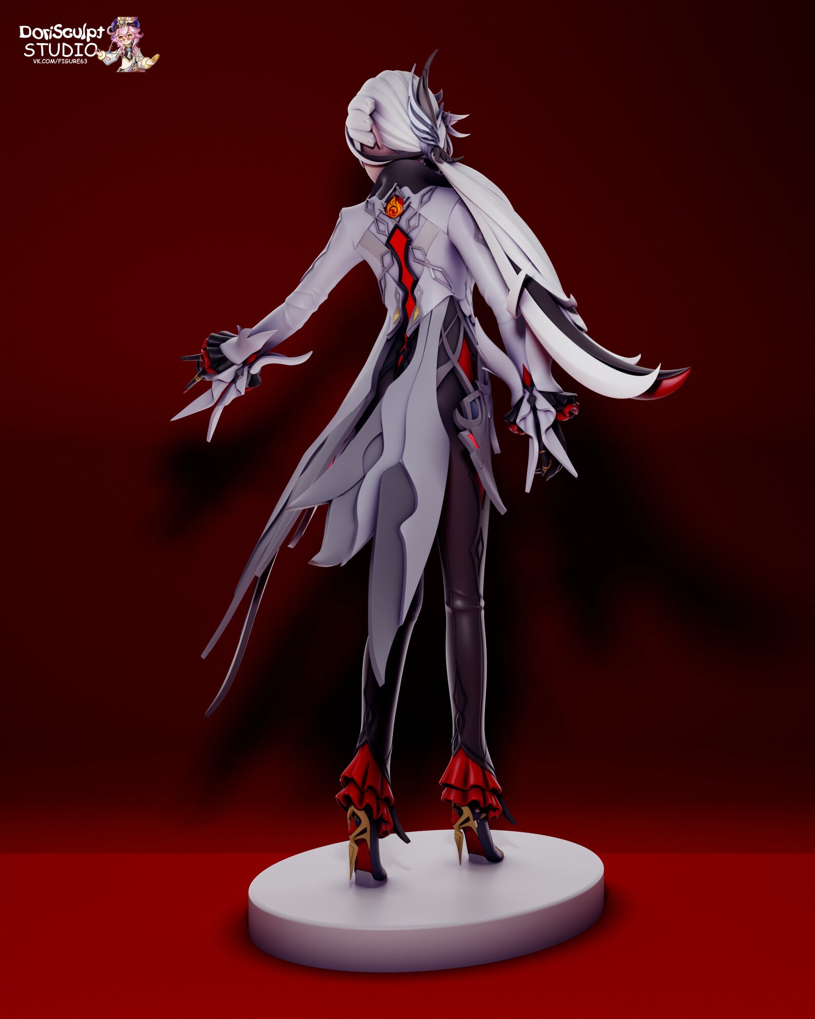 Arlecchino FAN ART Genshin Impact 3D Printed Resin Model Figure KIT - Etsy