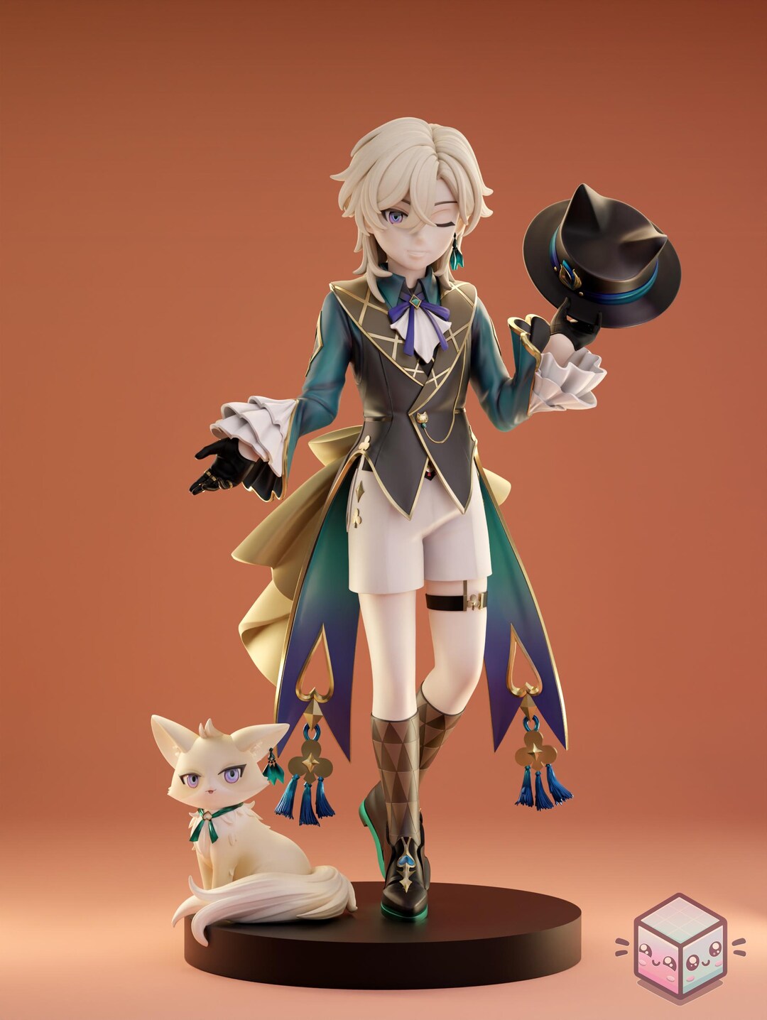 Aventurine -FAN ART- Honkai Star Rail 3D Printed Resin Model Figure KIT ...