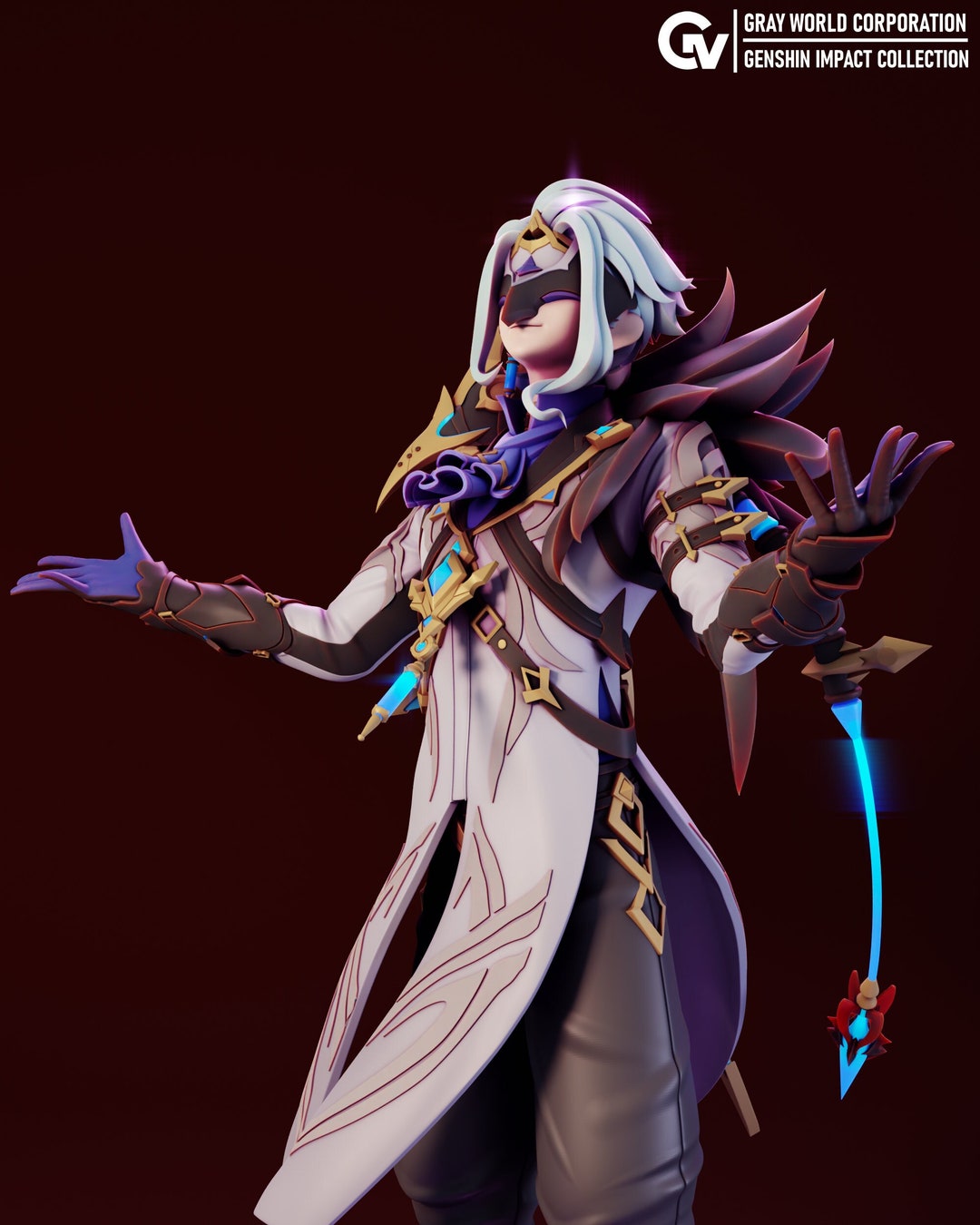 Dottore -FAN ART- Genshin Impact 3D Printed Resin Model Figure KIT - Etsy