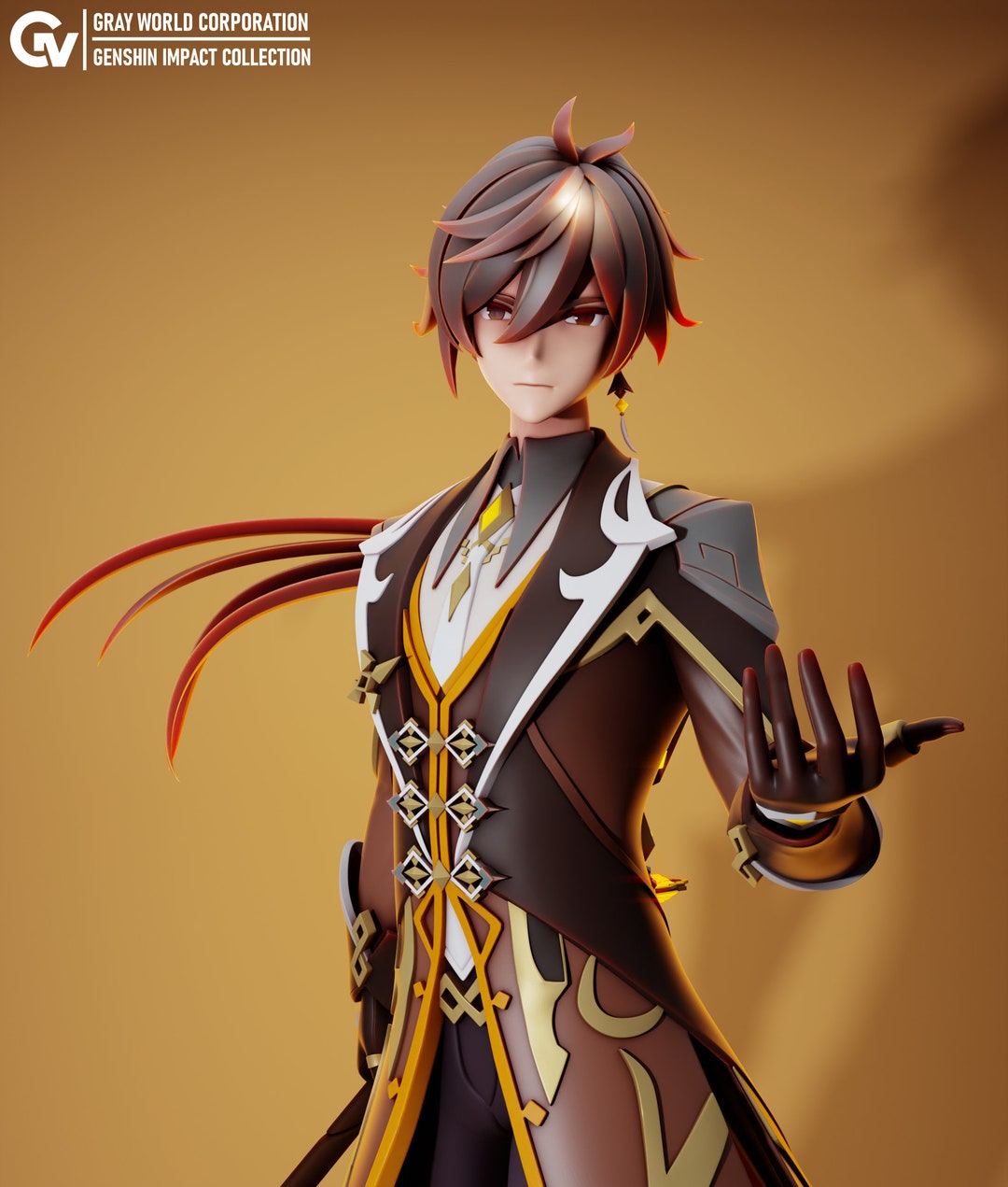 Zhongli Genshin Impact 3D Printed Resin Model Figure KIT - Etsy