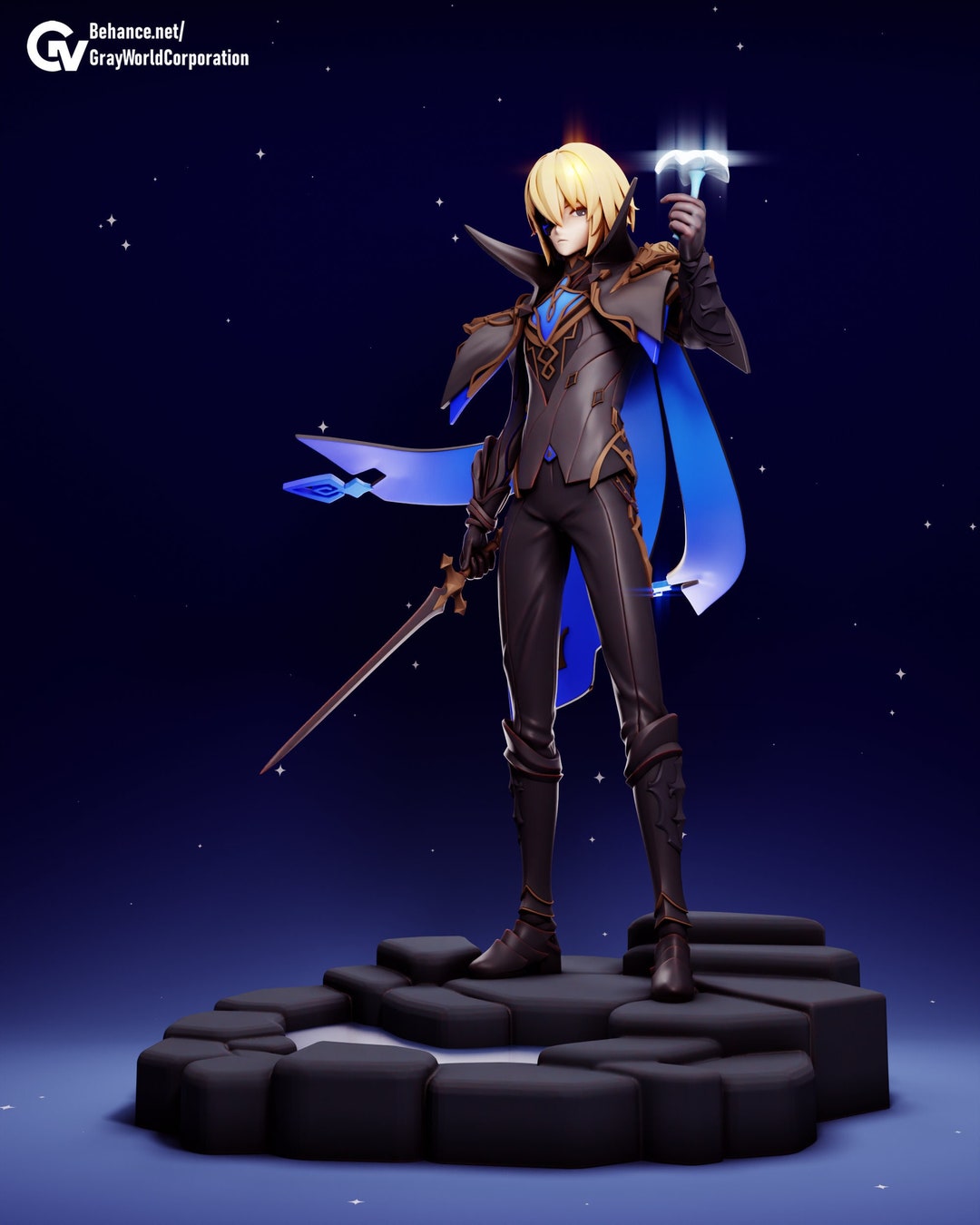 Dainsleif -FAN ART- Genshin Impact 3D Printed Resin Model Figure KIT - Etsy