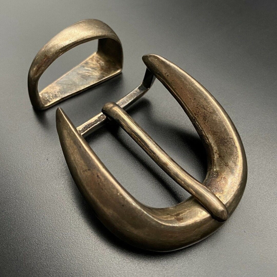 Vintage Navajo Harvey Begay Sterling Silver Belt Buckle 1-1/8 - Etsy