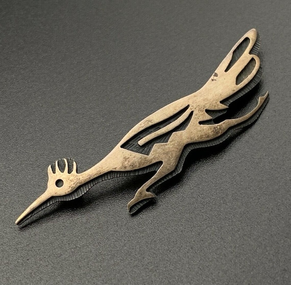 Vintage Hopi Phillip Honanie Native Roadrunner Bird S… - Gem