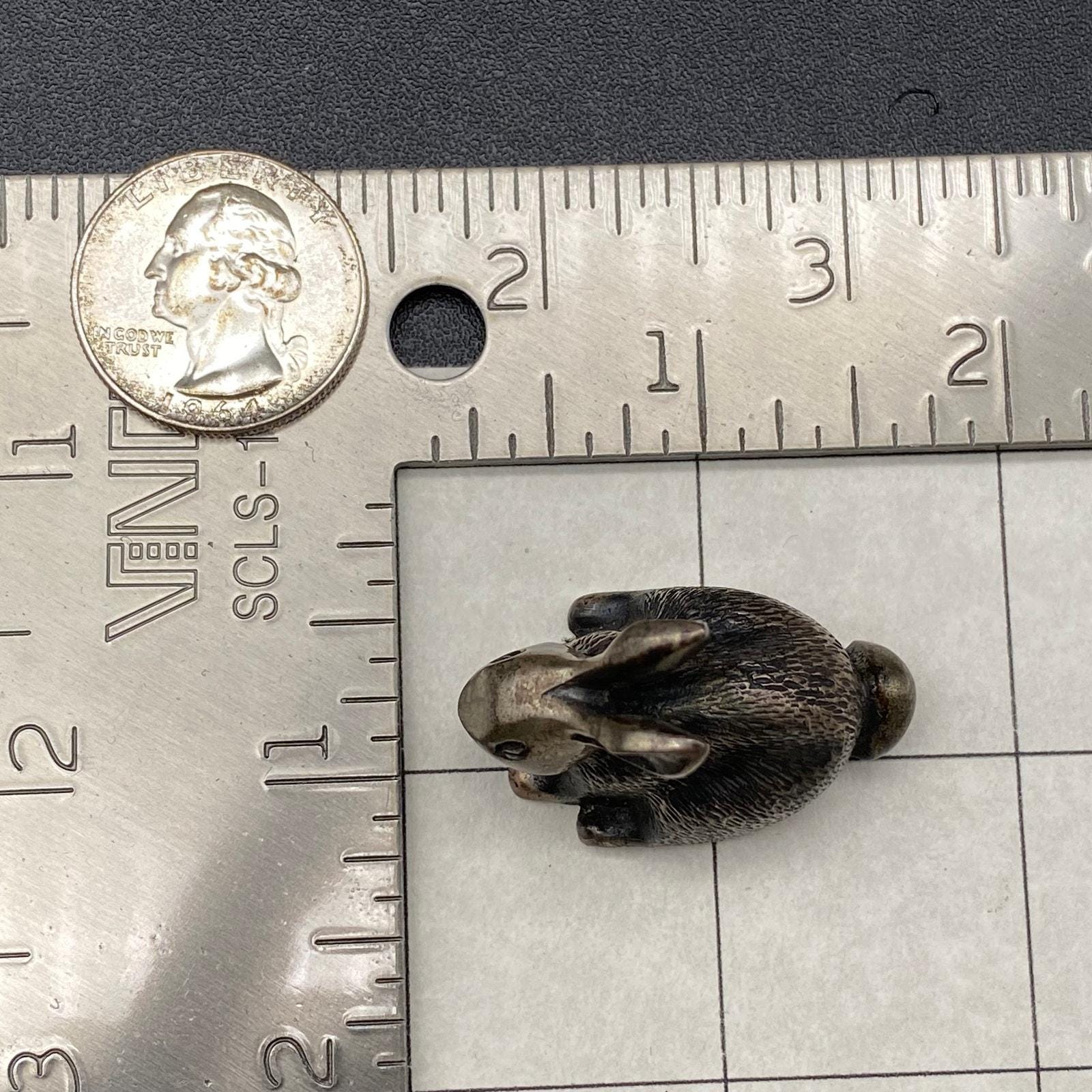 Vintage Kirk and Son Hare Rabbit Sterling Silver Miniature - Etsy