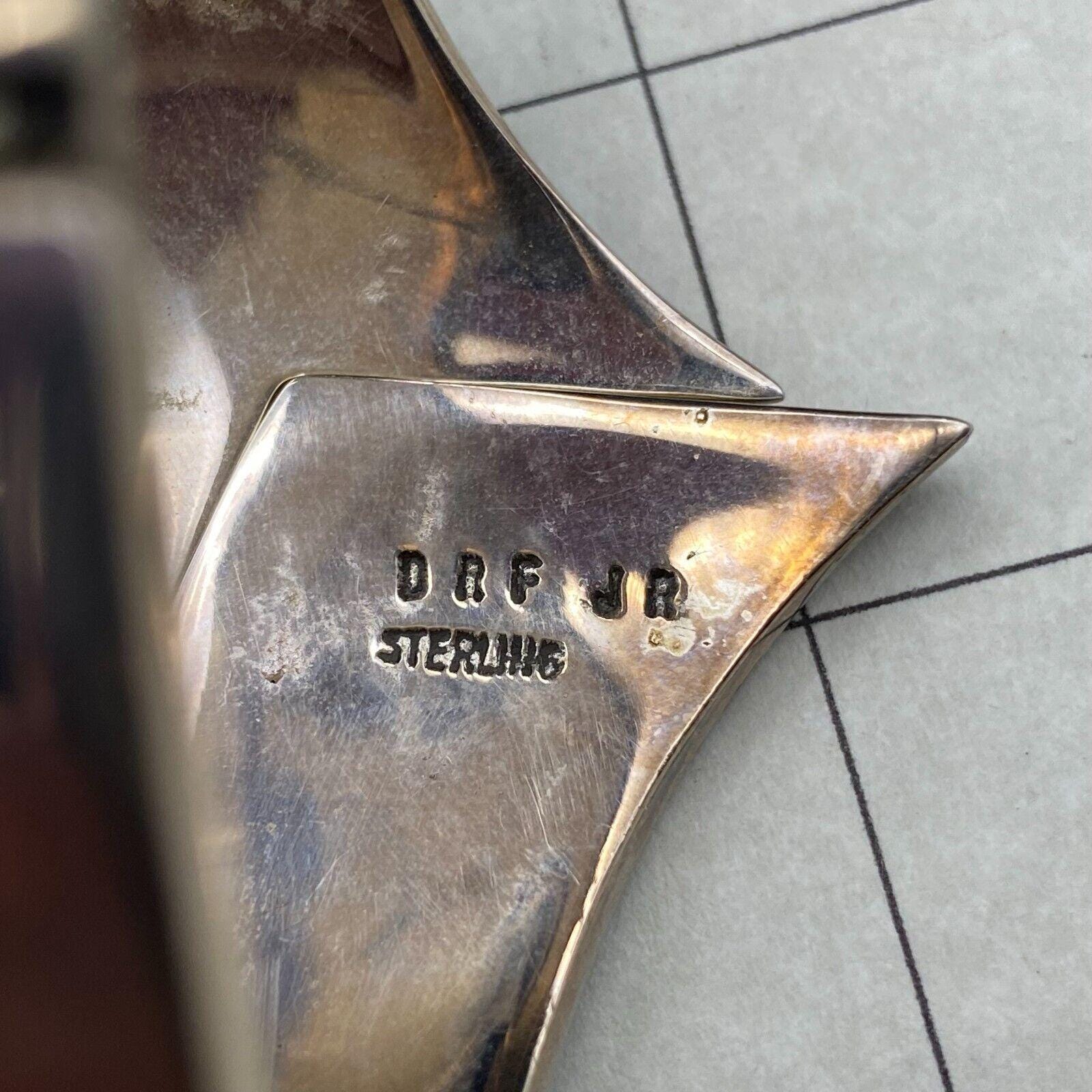 Vintage David Freeland Jr Sea Turtle Sterling Silver Bracelet Small 6-5 ...