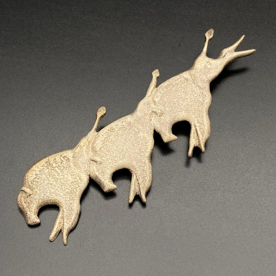 Vintage Navajo Native Buffalo Sterling Silver Pin Brooch - Etsy