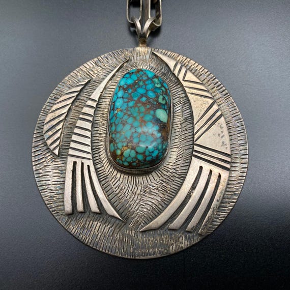Vintage Hopi Victor Coochwytewa Parrot Bird Turquoise… - Gem