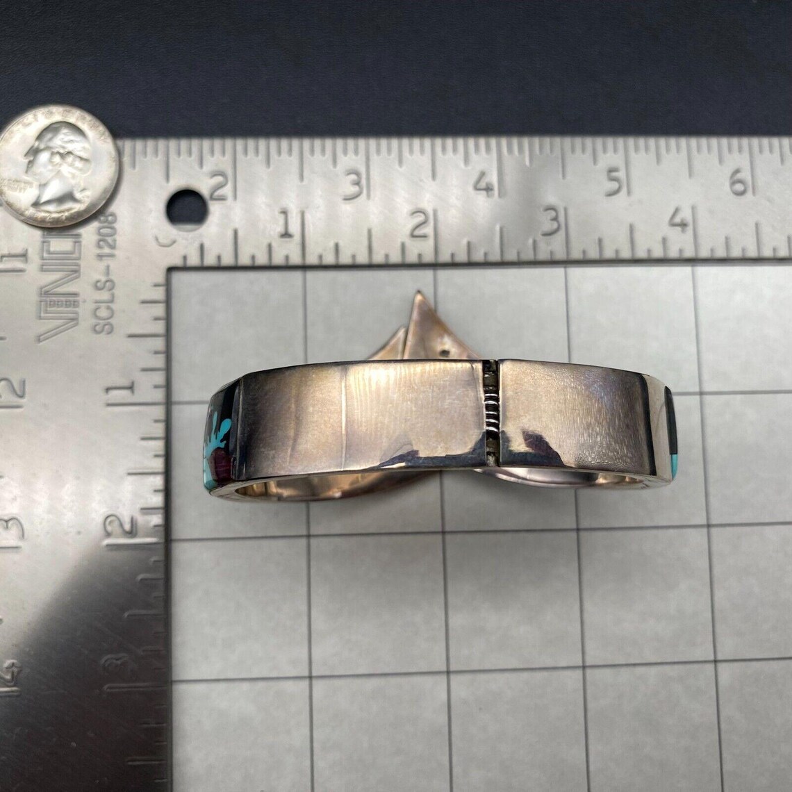 Vintage David Freeland Jr Sea Turtle Sterling Silver Bracelet Small 6-5 ...