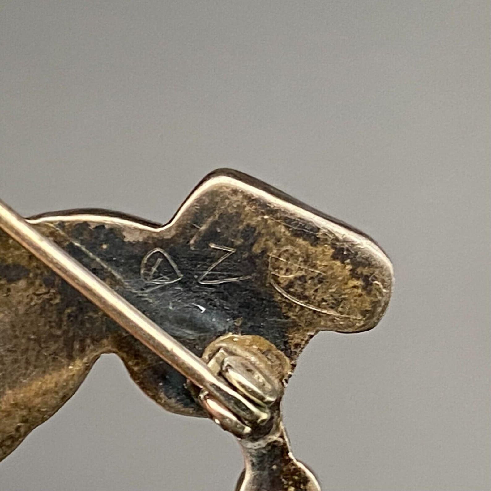 Vintage Zuni Poodle Dog Turquoise MOP Silver Pin Brooch - Etsy