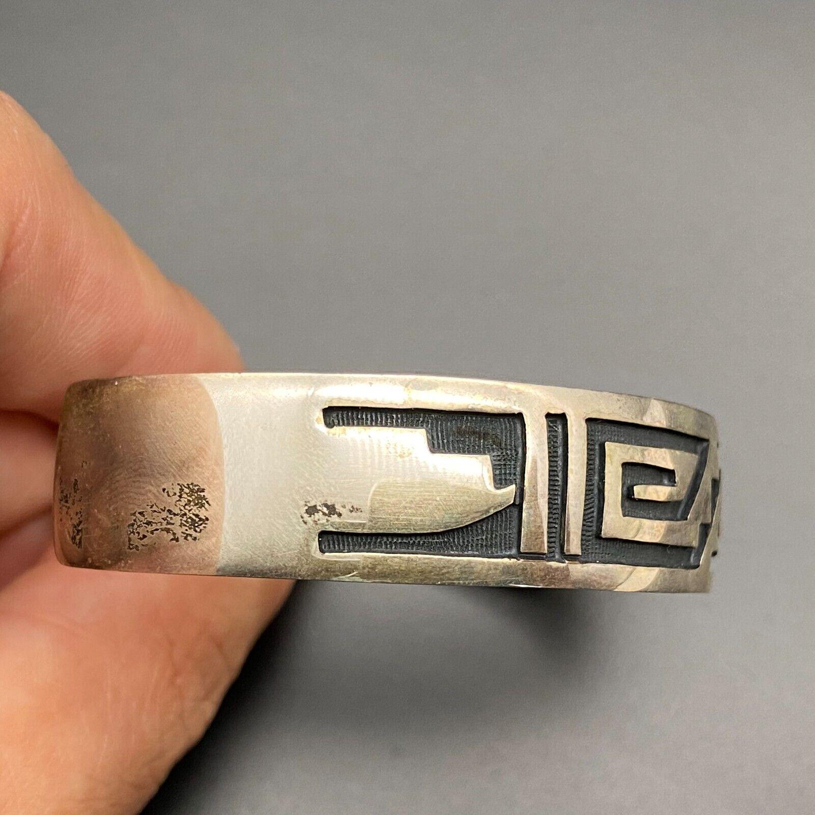 Vintage Hopi Griselda Saufkie Whirlwind Sterling Silver Vintage Hopi Griselda Saufkie Whirlwind Sterling Silver