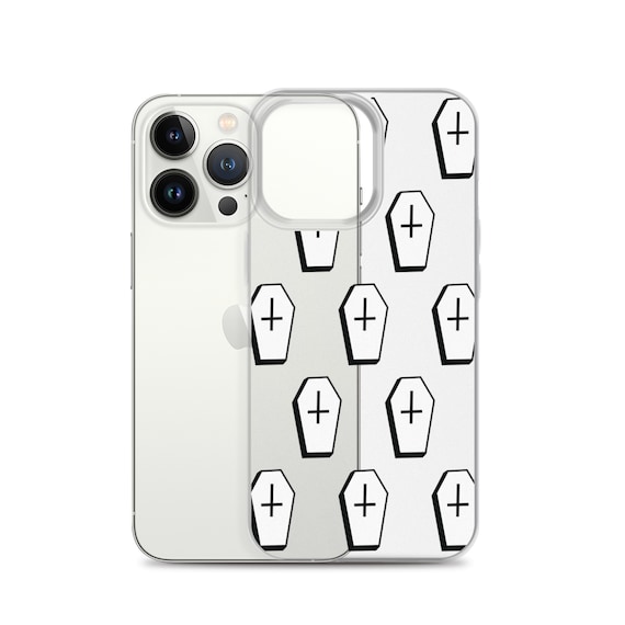 Coffin Clear Iphone Case Coffin Phone Case Halloween Phone - Etsy