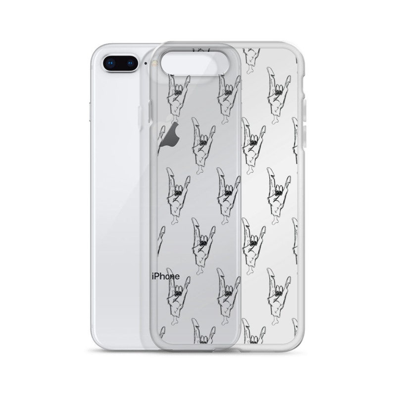 Zombie Rock Clear iPhone Case Zombie Phone Case Halloween Phone Case ...