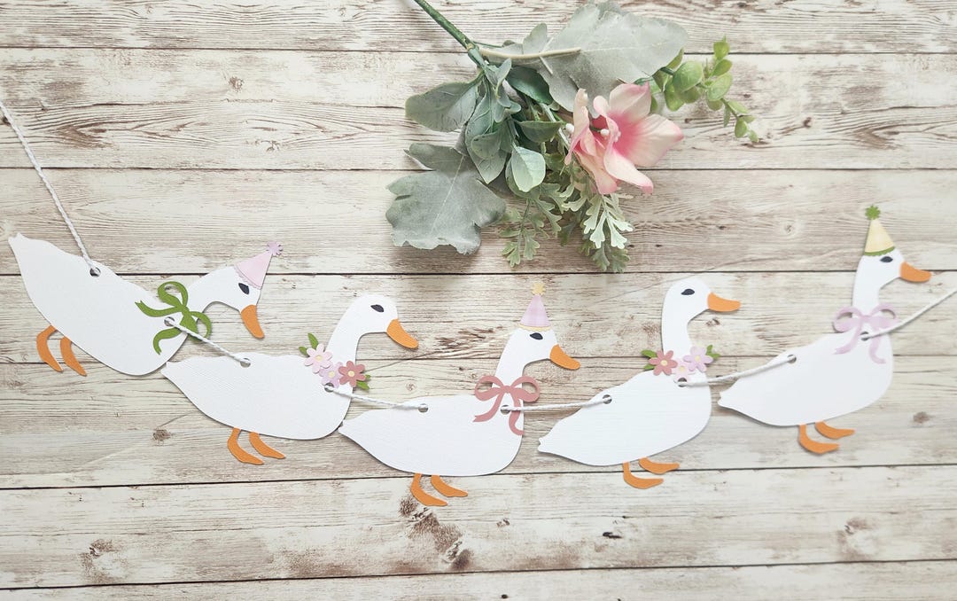 Silly Goose Banner: Pastel Birthday Party Decoration - Etsy
