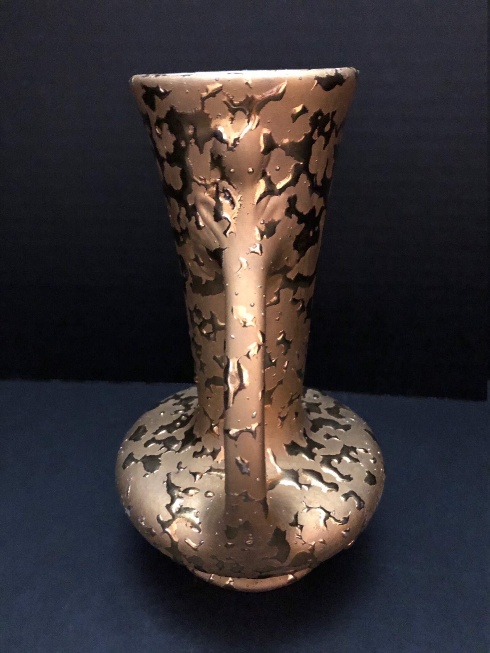 Weeping 22 Karat Gold Mid-century Modern Vase Made by Gold Craft - Etsy