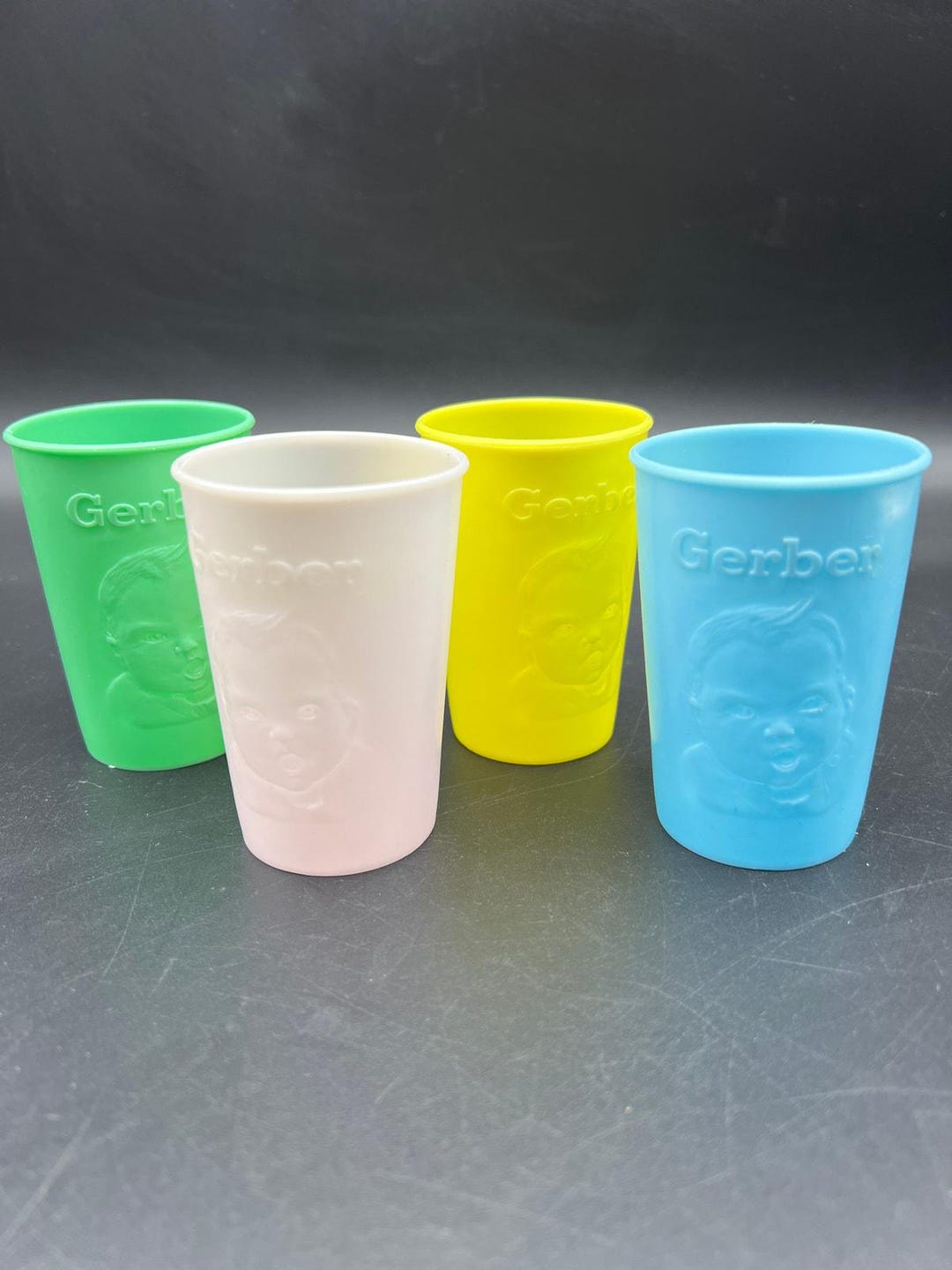 Vintage Plastic Gerber Baby Drinking Glass Advertising Premium - Etsy