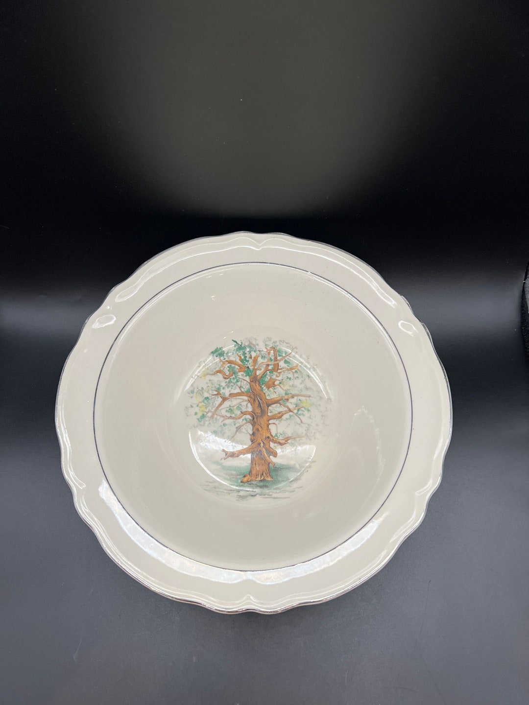 Edwin Knowles China Co Pattern KNO618 Small Serving Bowl Tree of Life ...