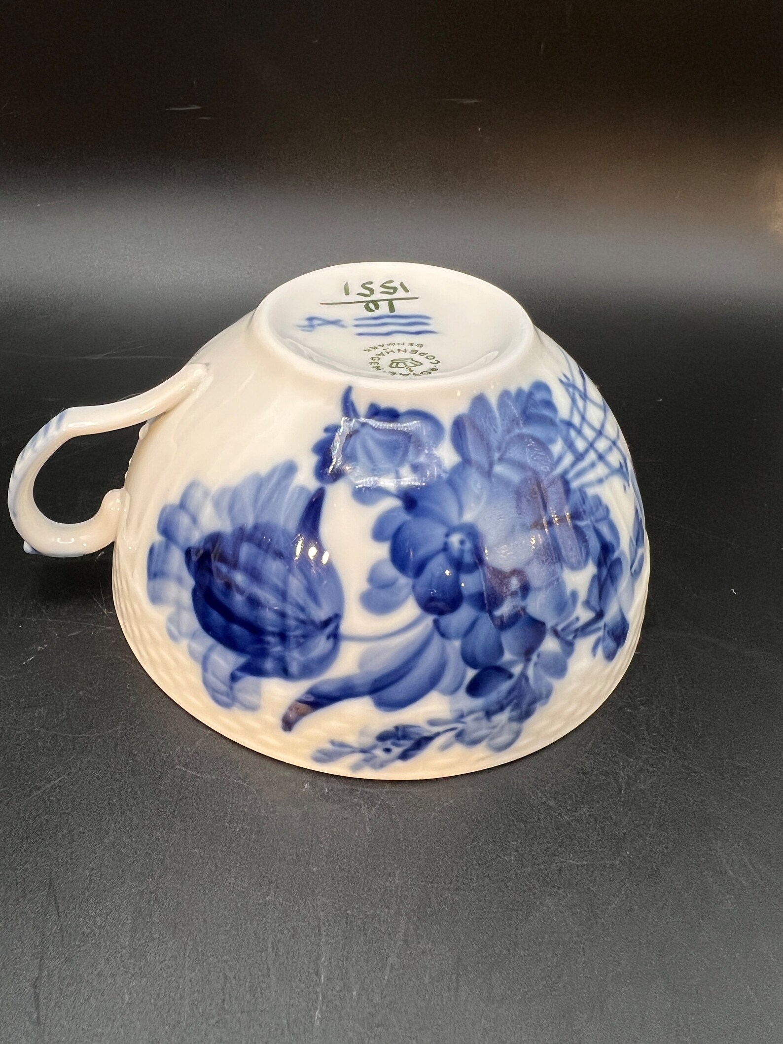 Antique Royal Copenhagen Tea Cup and Saucer 1900-1920 10/1551 - Etsy