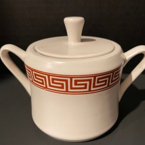 Vintage Keramikos Greek Pottery Teapot With Cream and Sugar Classic ...