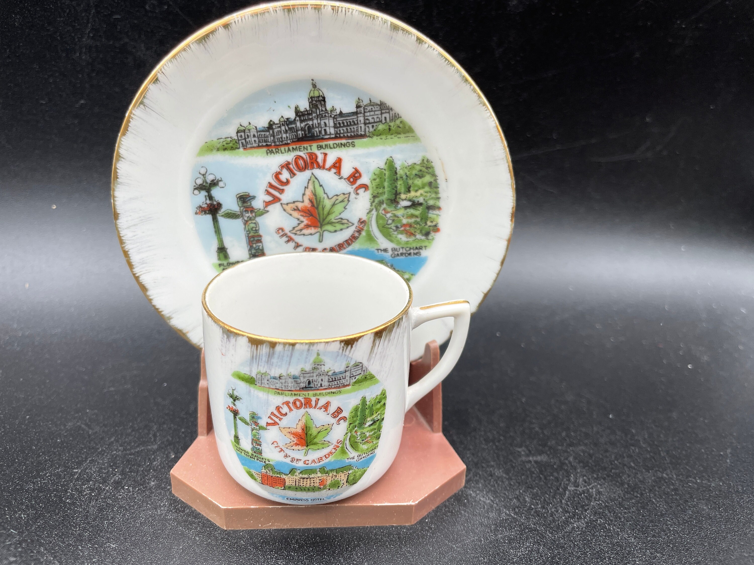 Miniature Souvenir Tea Cups and Saucers - Etsy