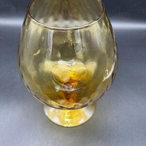 Vintage Empoli Amber Brandy Snifter 1960's - Etsy