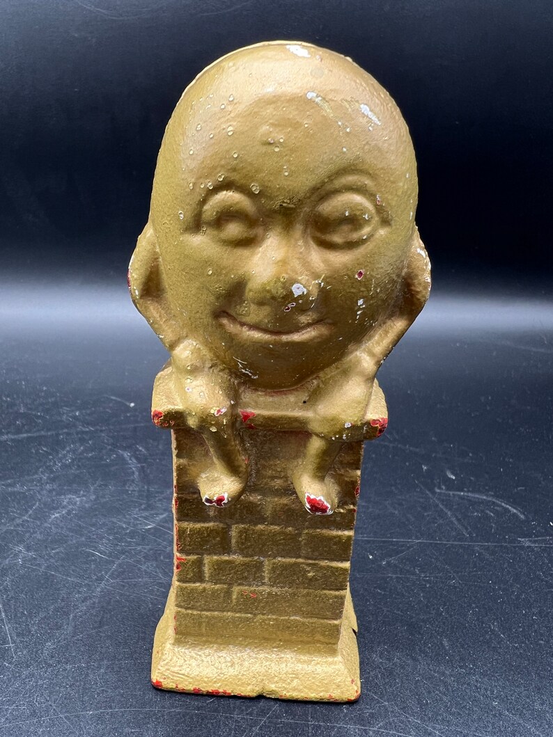 Reproduction Humpty Dumpty Bank Still Vintage Painted Cast Iron - Etsy