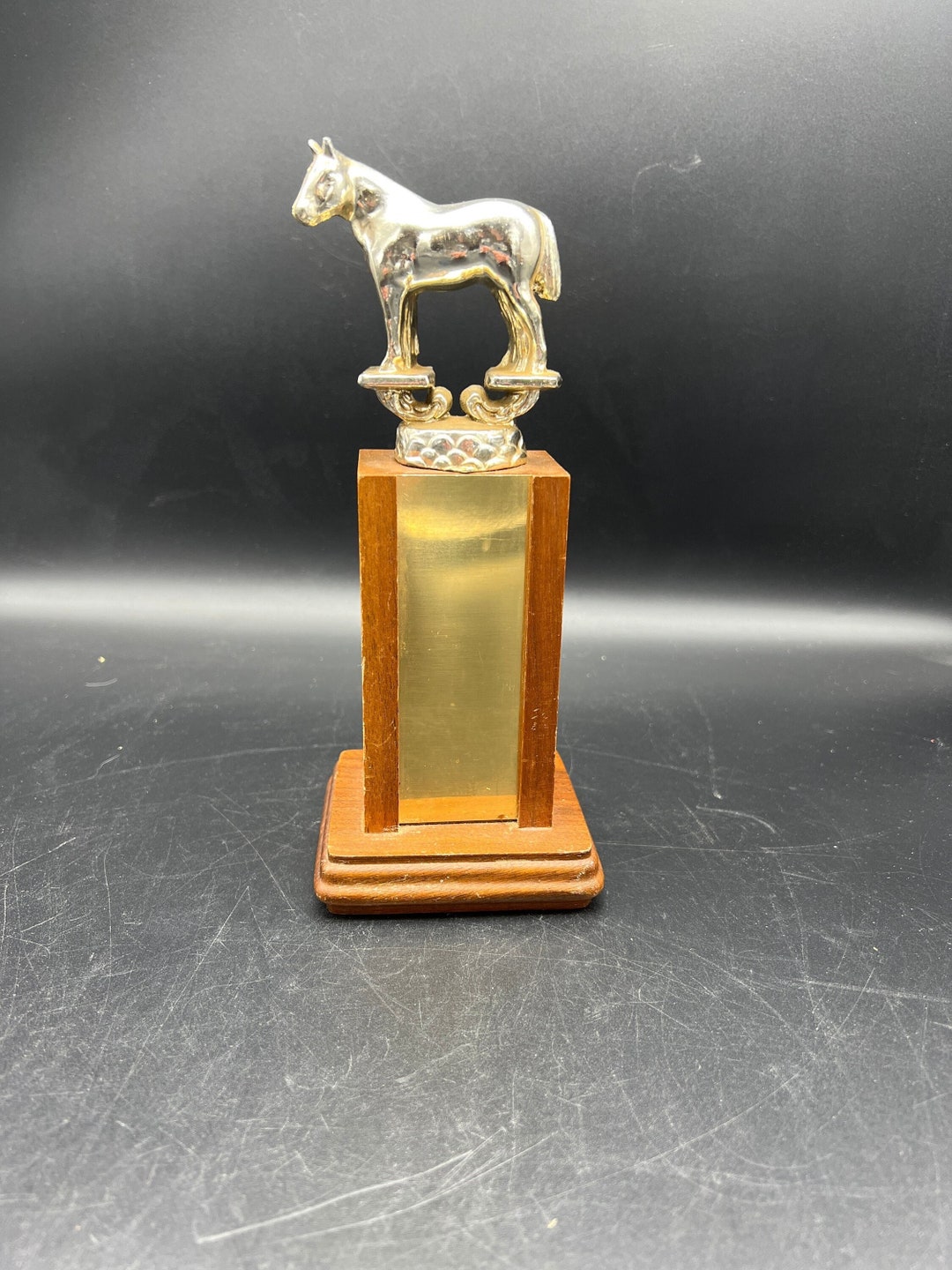 Vintage Horse Trophy - Etsy