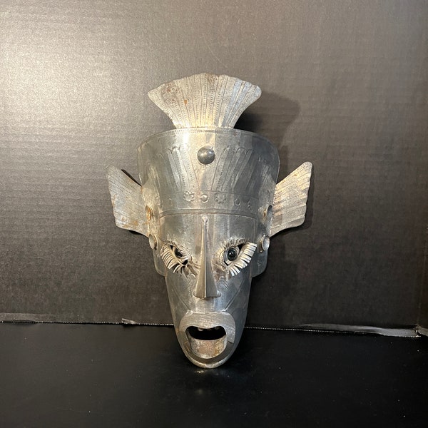 Mexican Tin Mask - Etsy