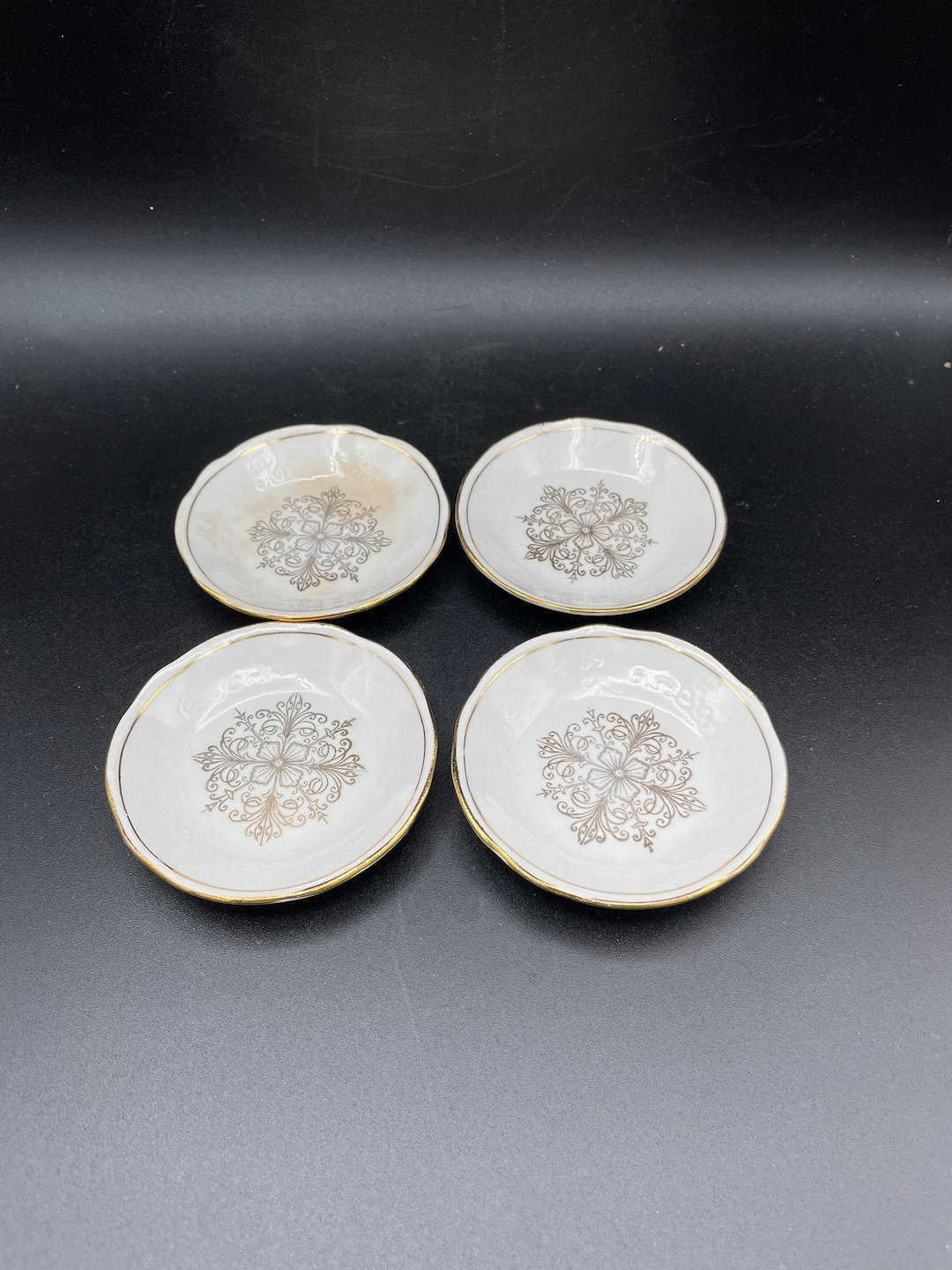 Antique Fancy Porcelain Butter Pats Unknown Maker - Etsy