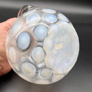 Antique White Opalescent Glass Coin Dot Syrup Pitcher - Etsy