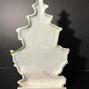 Cast Iron Hand Painted Christmas Tree Door Stop - Etsy