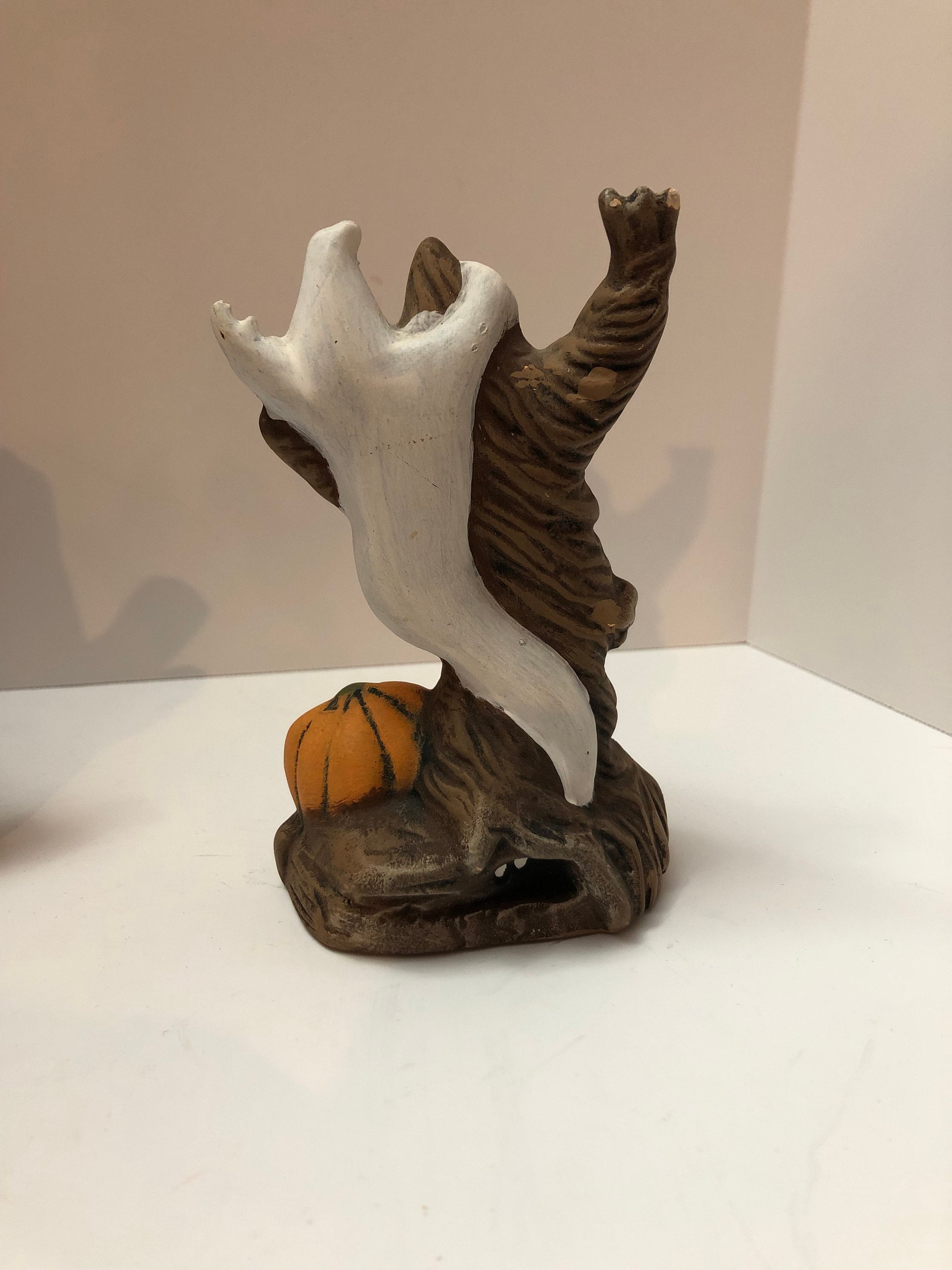 Halloween Haunted Trees With Ghosts Full Moon Bat Pumpkin - Etsy