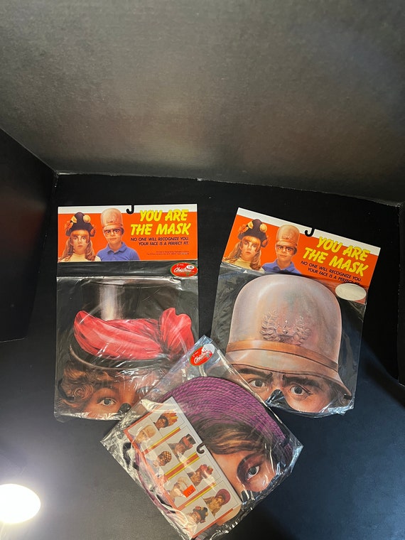 Vintage Halloween Mask 1980's You Are The Mask Set of… - Gem